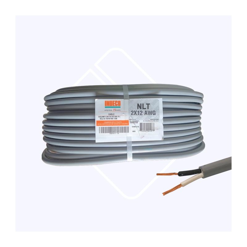 CABLE VULCANIZADO NMT 2X12AWG INDECO ENELEC PERU SAC 55 OFF